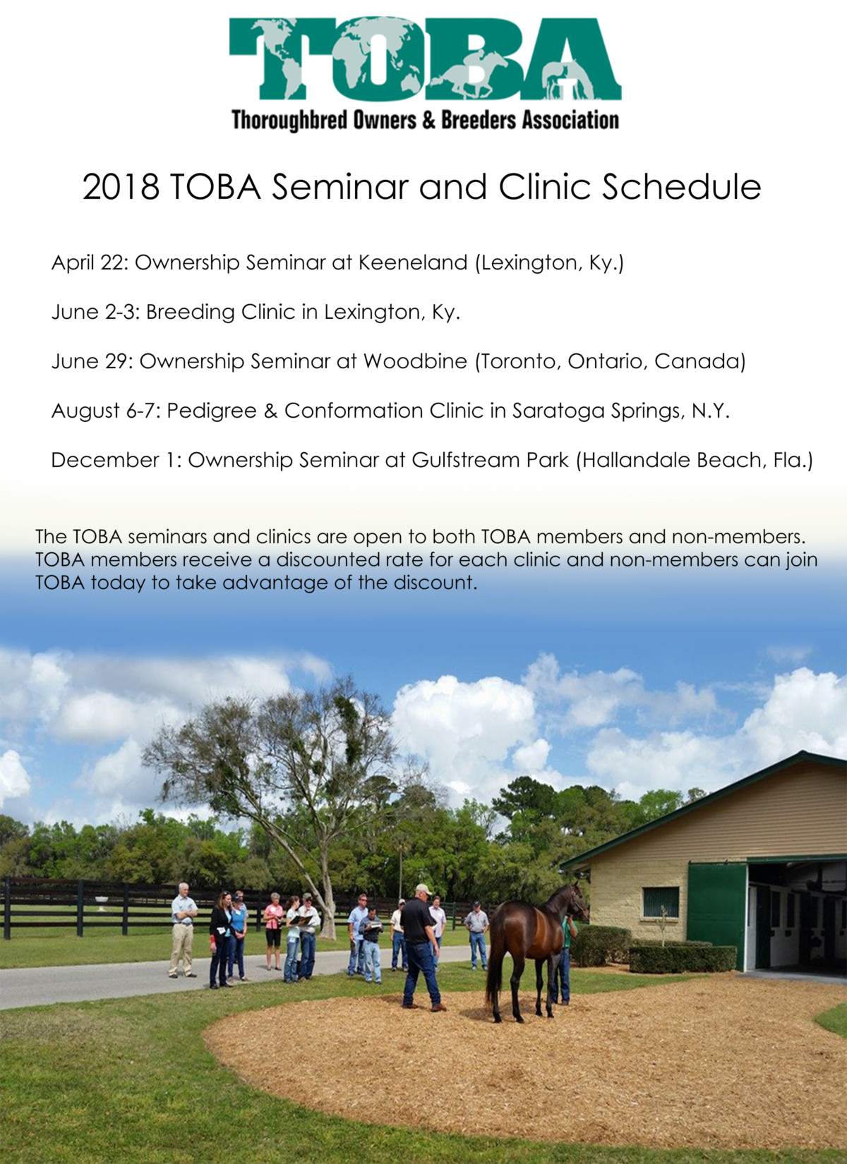 TOBA | Thoroughbred Owners and Breeders Association
